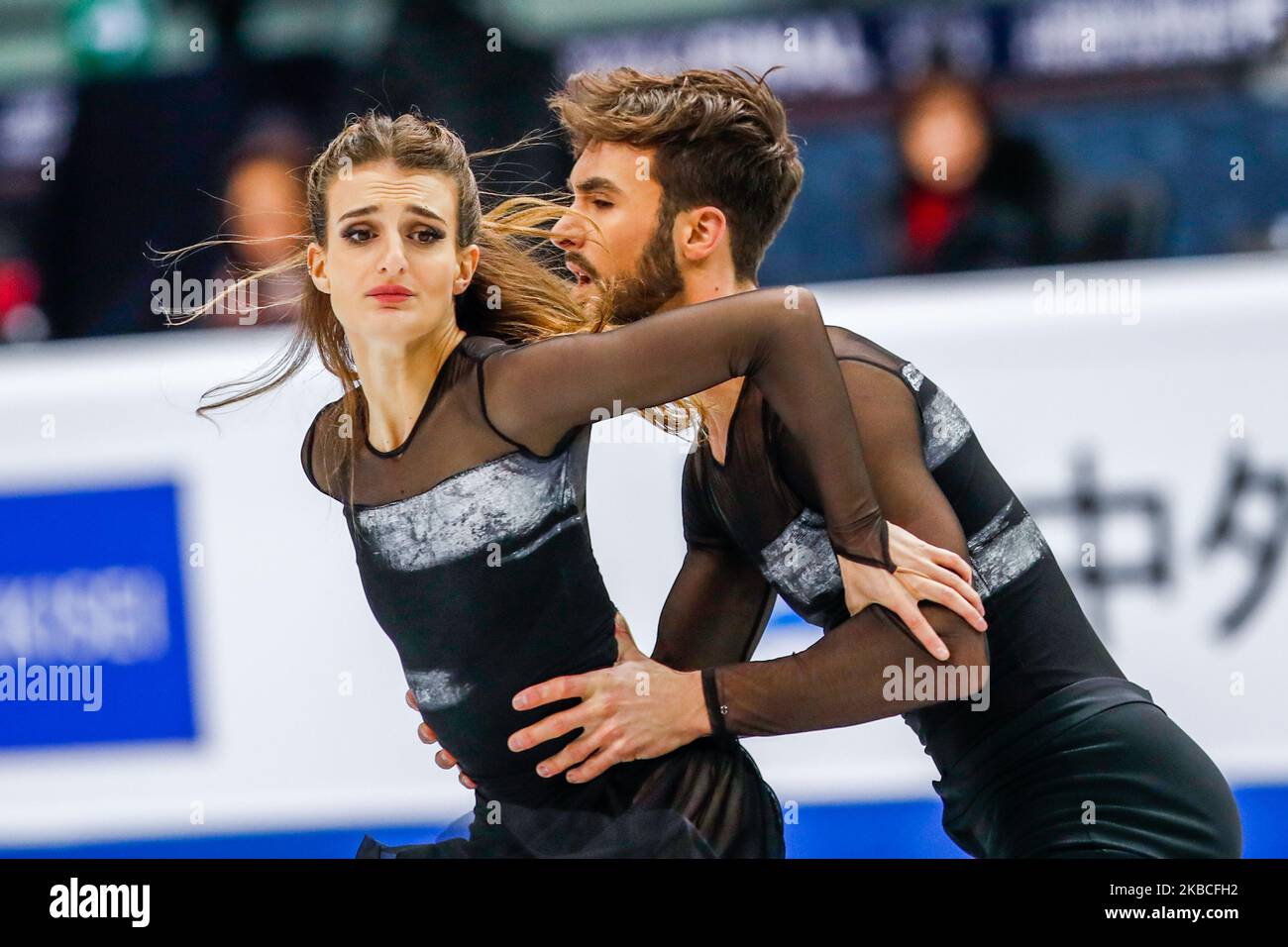 Gabriella PAPADAKIS / Guillaume CIZERON (FRA) in action during the Ice ...
