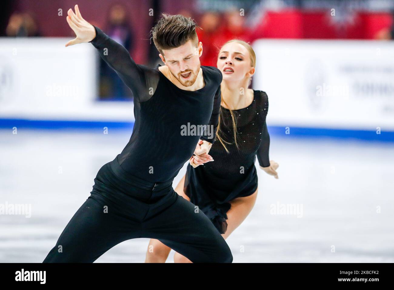 Alexandra STEPANOVA / Ivan BUKIN (RUS) in action during the Ice Dance – free Program of the ISU ...