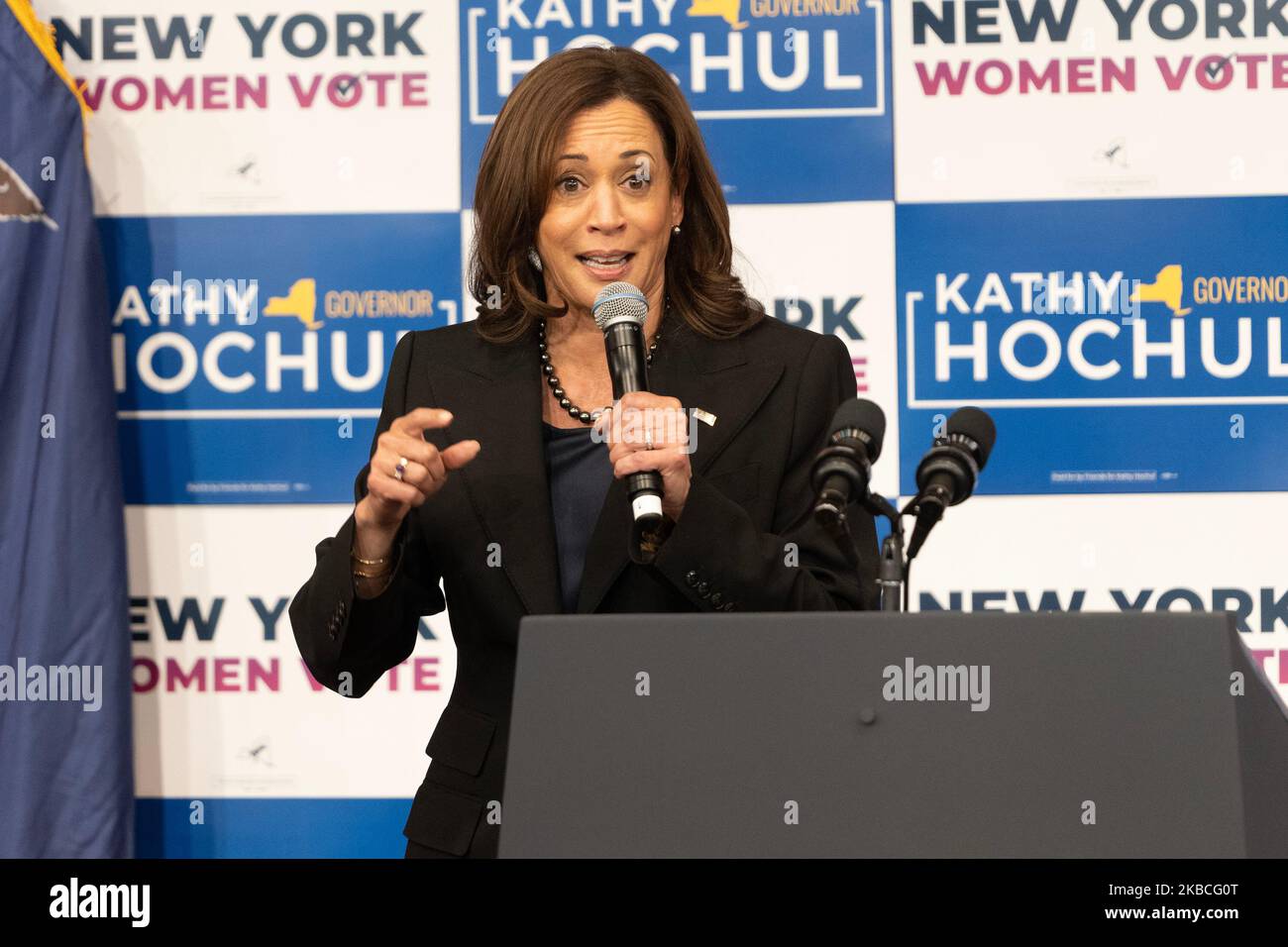 New York Us November 3 2022 Vice President Kamala Harris Speaks
