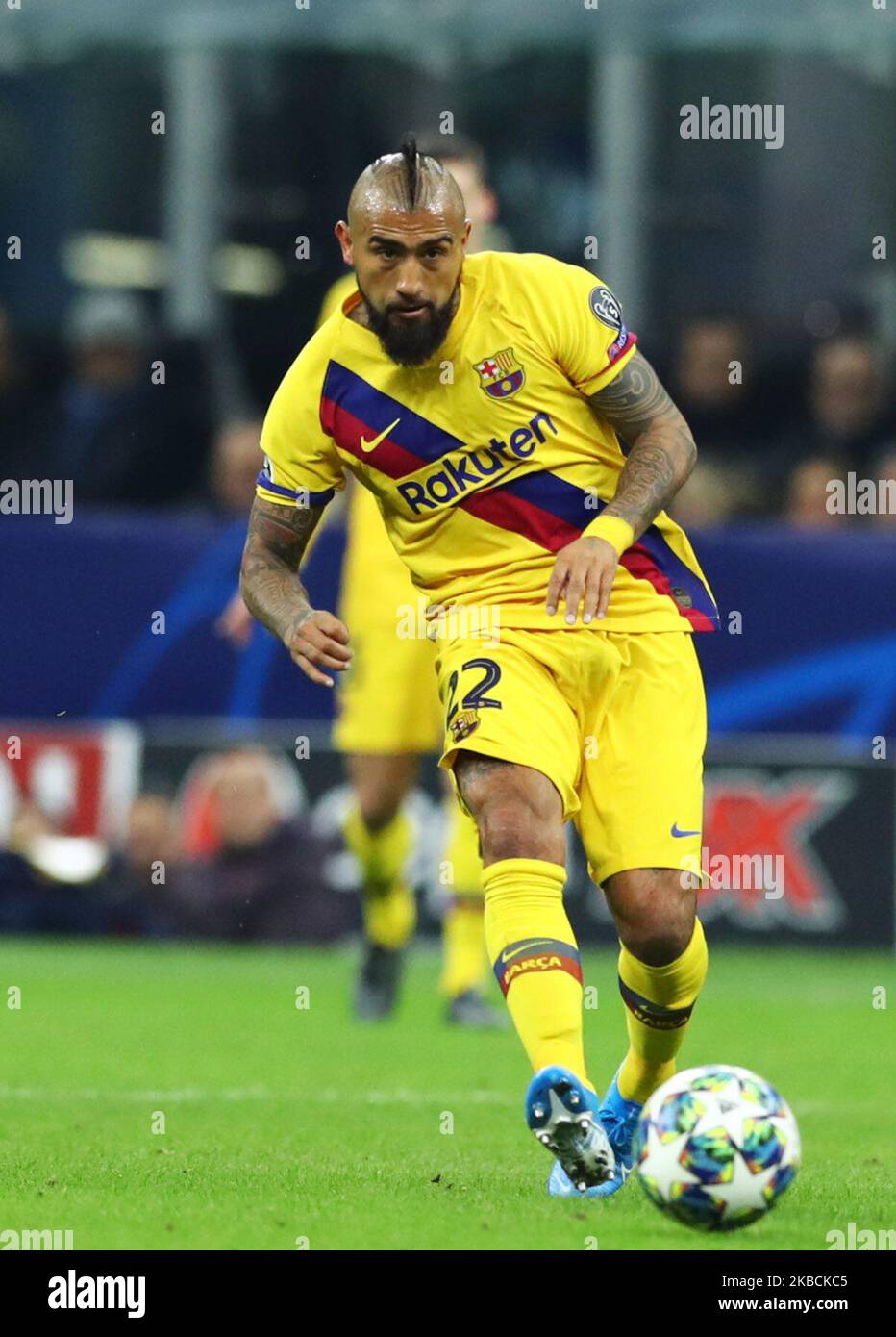 Arturo Vidal of Barcelona during the UEFA Champions League Group F ...