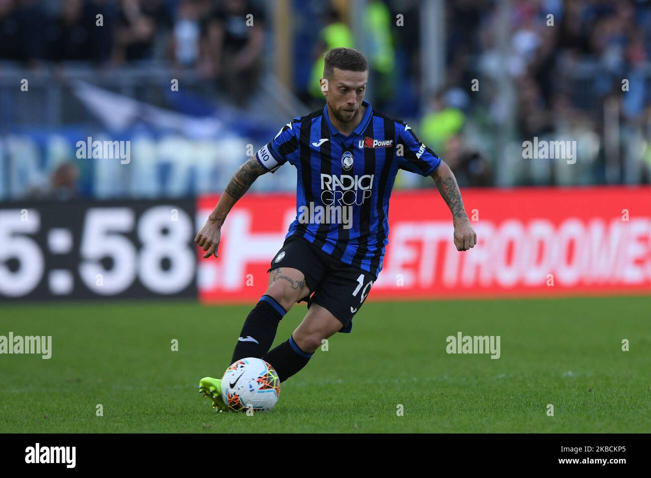Alejandro Gomez during the Italian Serie A football match between SS Lazio and Atalanta BC at ...