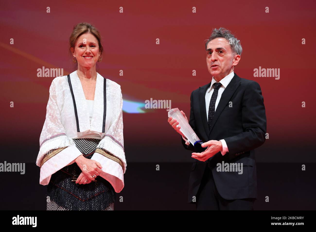 November 02, 2022. 02nd Nov, 2022. Julie Taymor, Alberto Calero Lugo ...