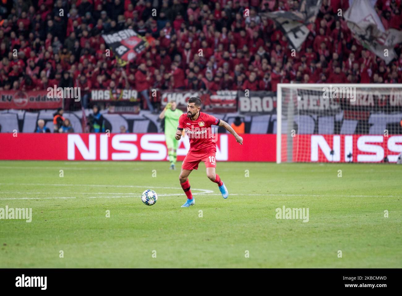Kerem Demirbay of Leverkusen during the UEFA Champions League Group D ...