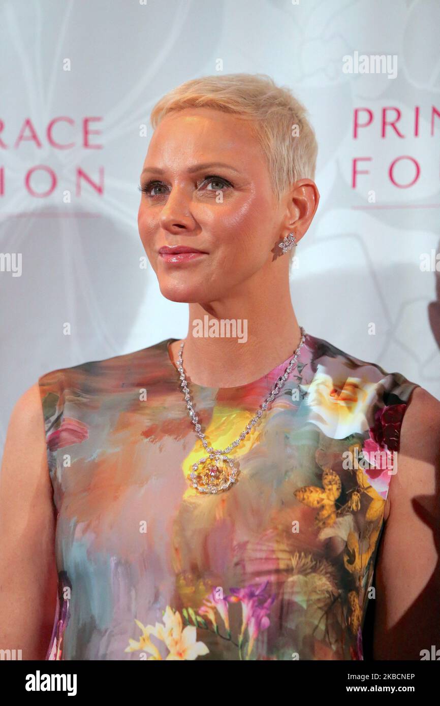 NY, USA on November 3, 2022. Prince Albert of Monaco with Princess ...