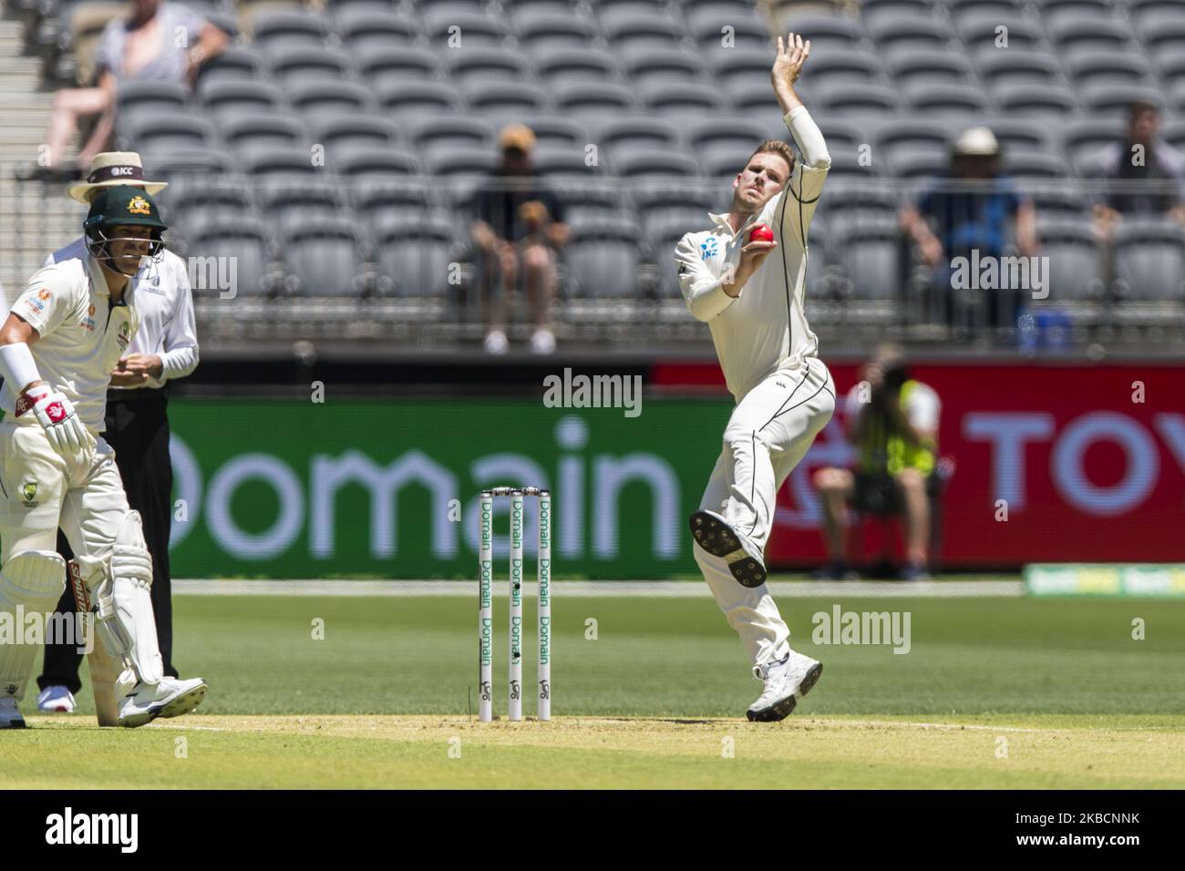 New Zealand player Lockie Ferguson during day one of the First Test ...