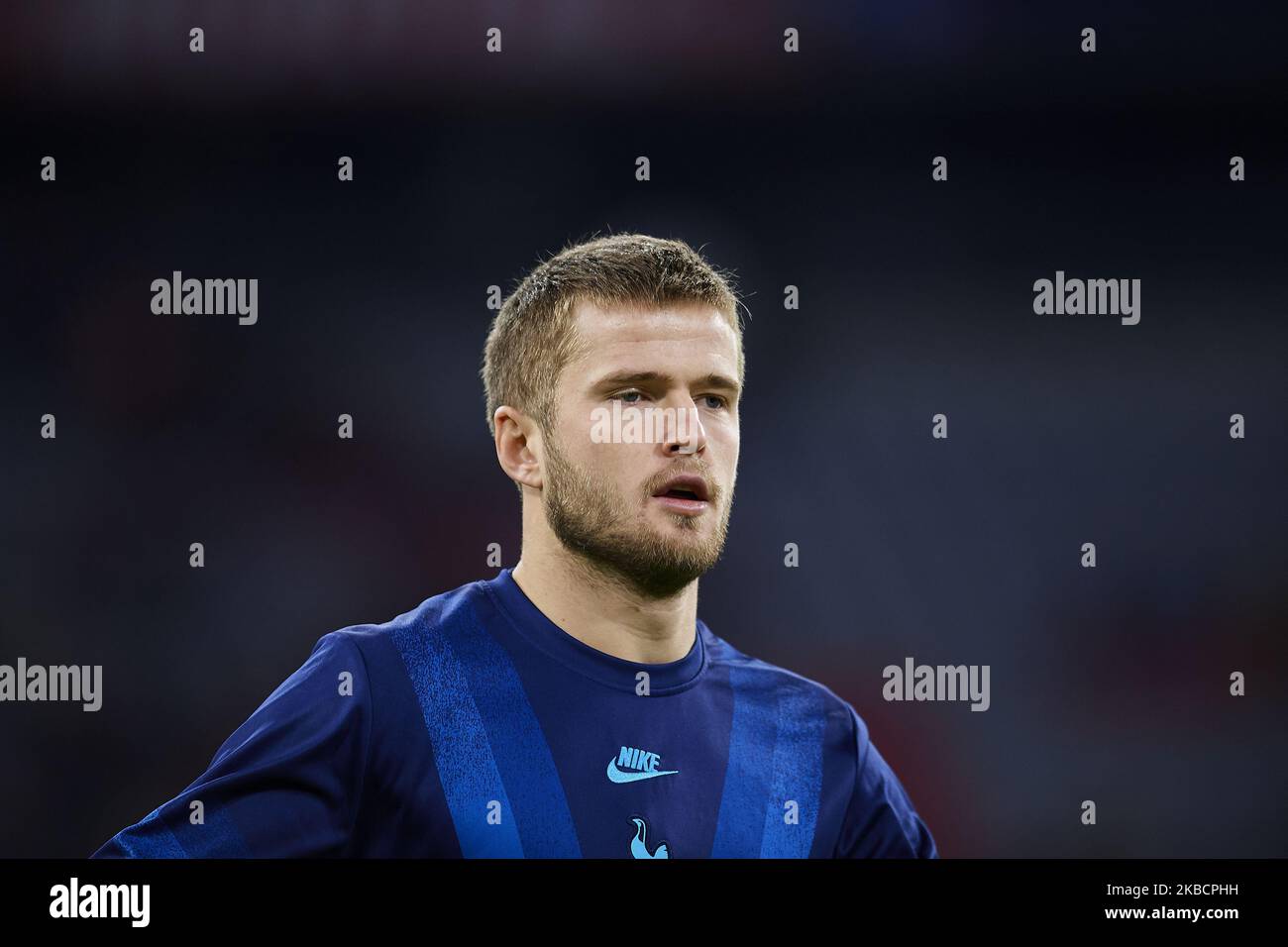 Eric Dier of Tottenham during the warm-up before the UEFA Champions ...
