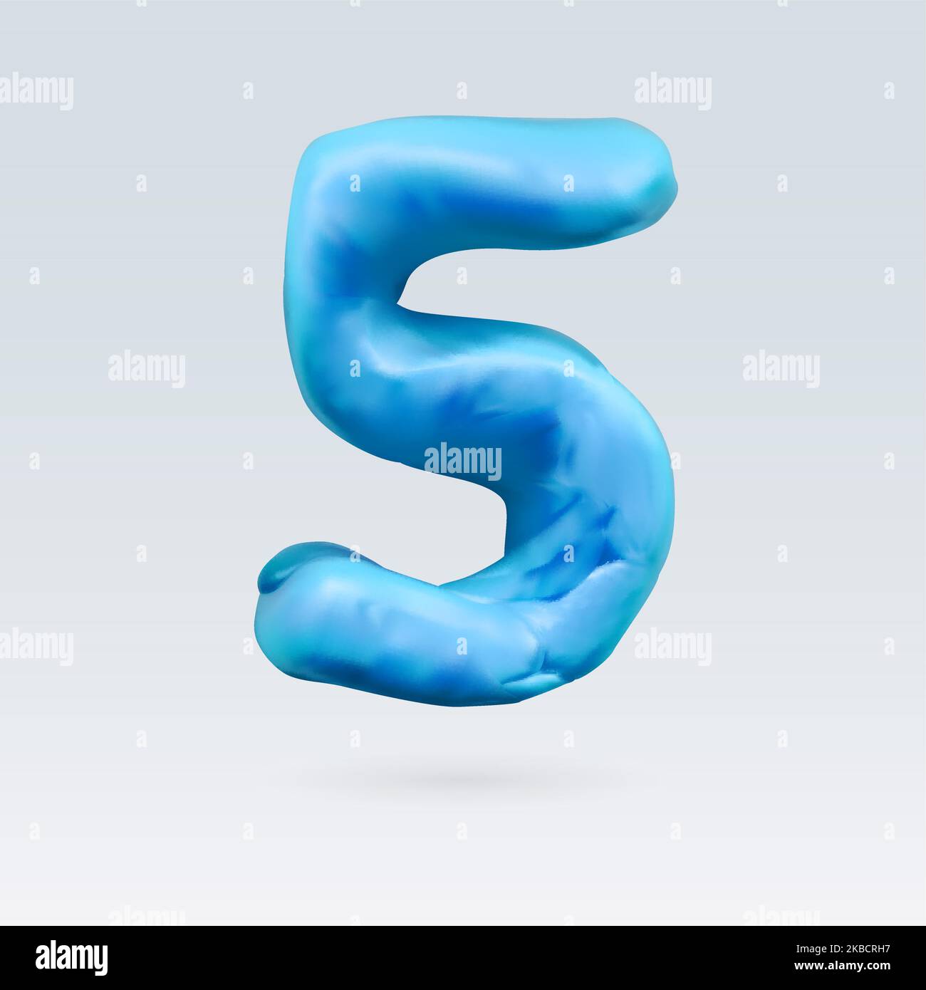 Number sculpture Stock Vector Images - Alamy