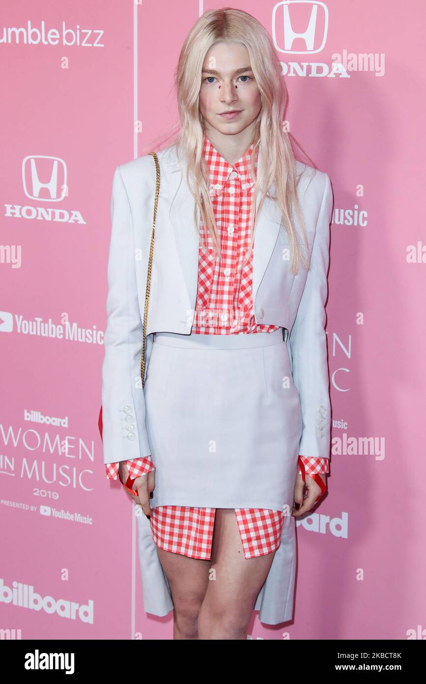 HOLLYWOOD, LOS ANGELES, CALIFORNIA, USA - DECEMBER 12: Model Hunter ...