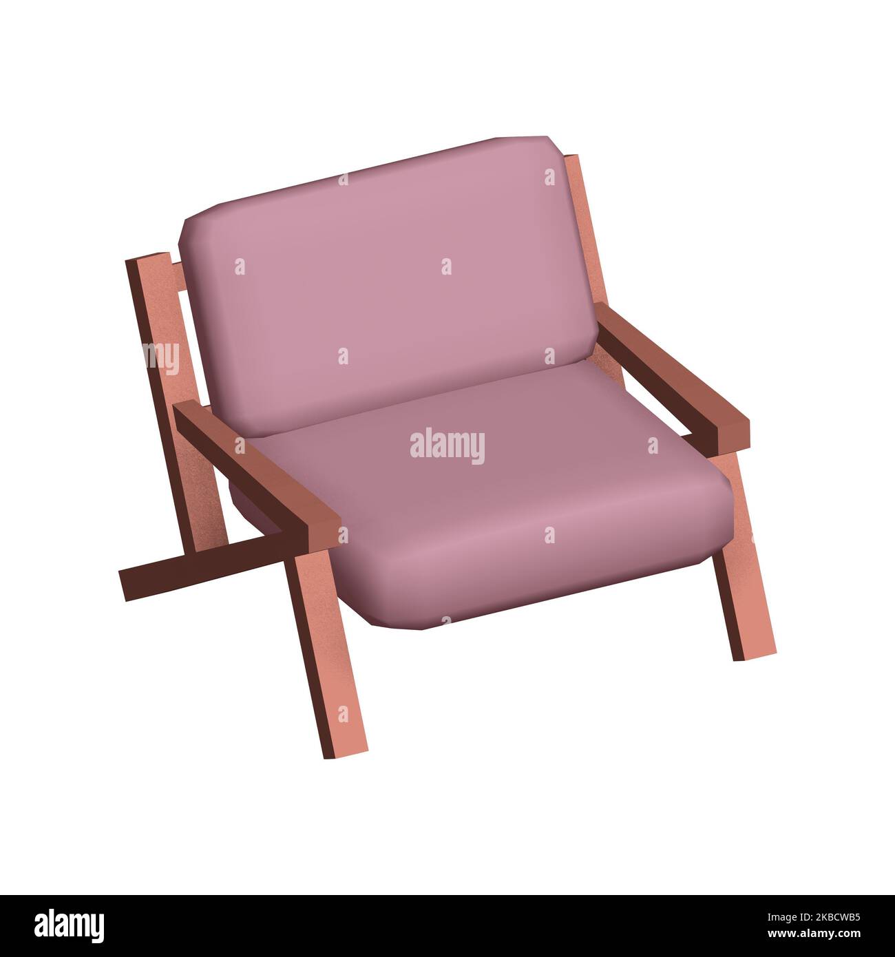 Realistic modern chair vector illustration, Chair realistic ...