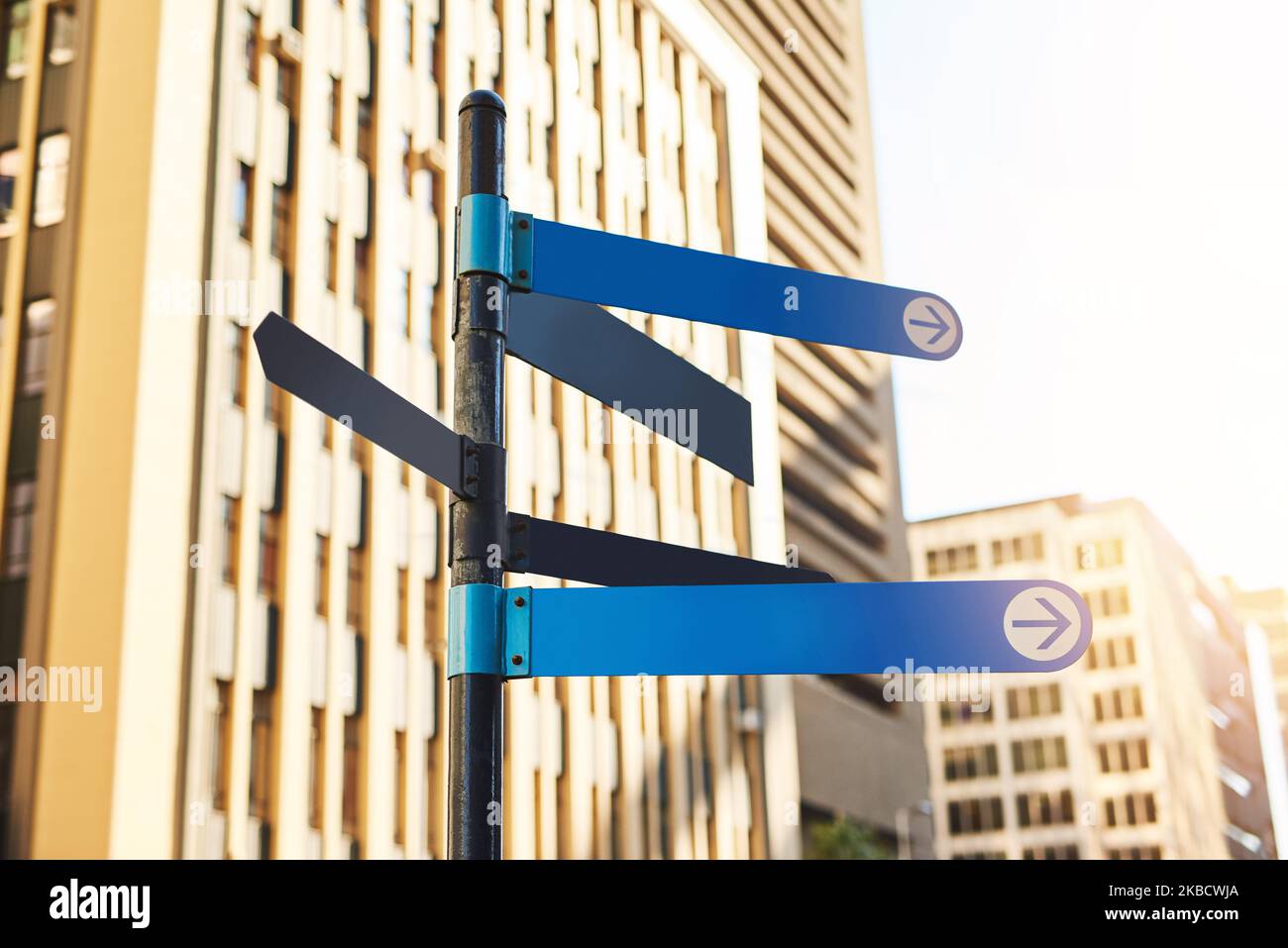 Roadside advertising signs with arrow hi-res stock photography and images - Alamy
