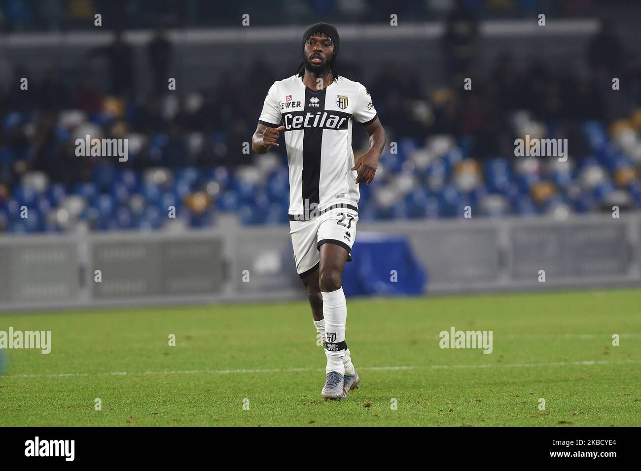 Gervinho of Parma Calcio during the Serie A match between SSC Napoli ...