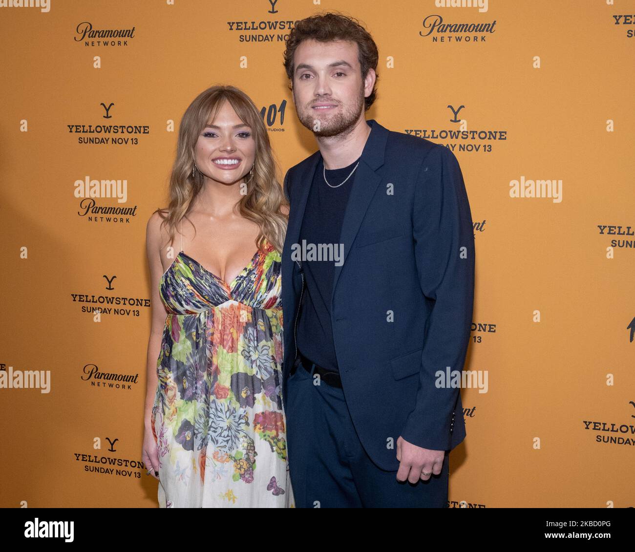 New York, USA. 03rd Nov, 2022. Natalie Alyn Lind and Kai Caster arrive ...