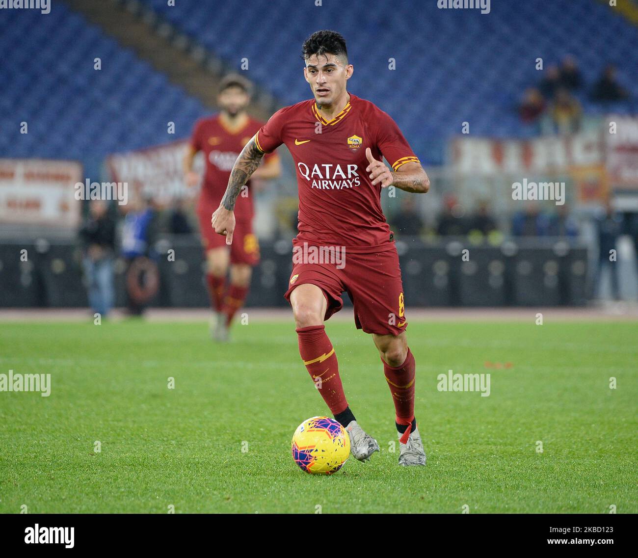 Diego Perotti during the Italian Serie A football match between AS Roma ...