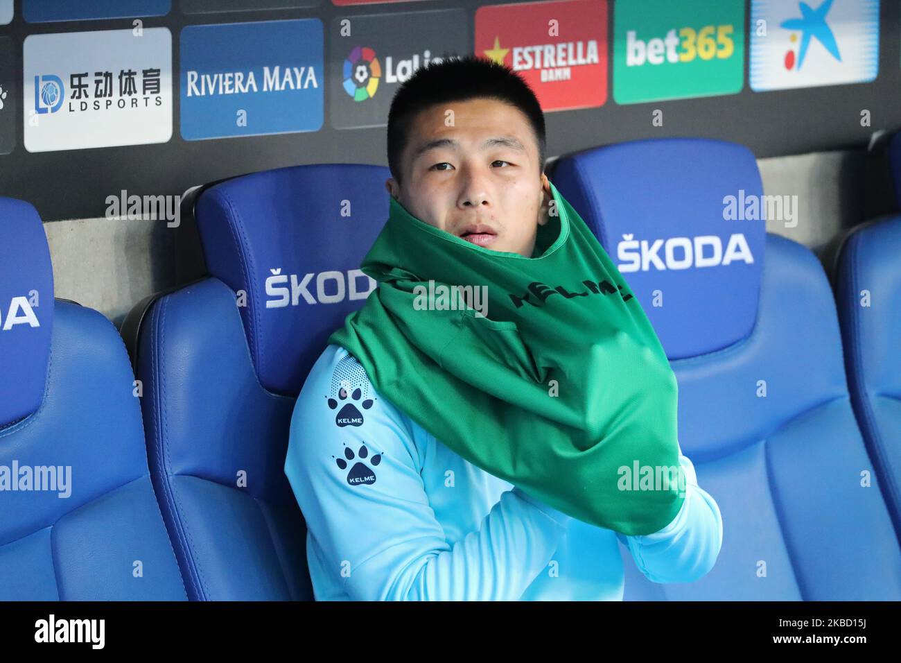 Wu Lei during the match between RCD Espanyol and Real Betis Balompie ...