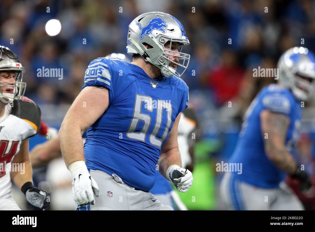 Detroit lions offensive guard graham glasgow hi-res stock photography ...