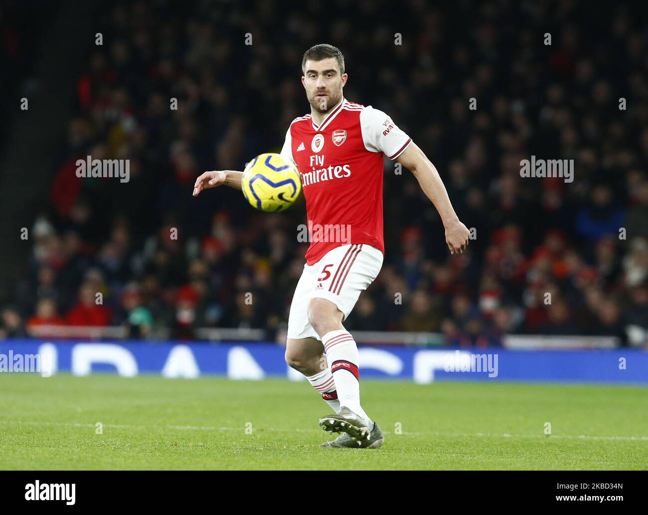 Sokratis Papastathopoulos of Arsenal during English Premier League ...