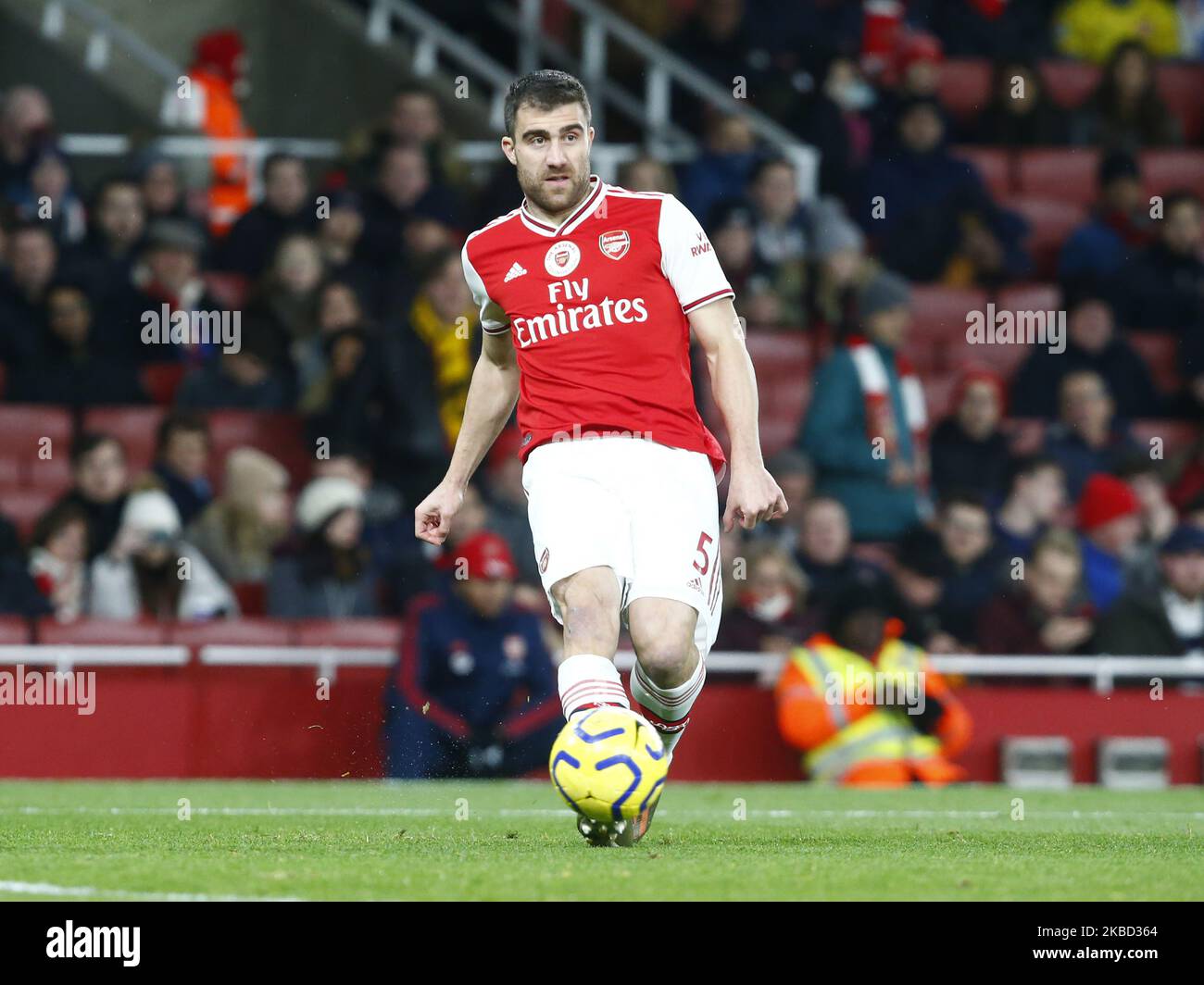 Sokratis Papastathopoulos of Arsenal during English Premier League ...