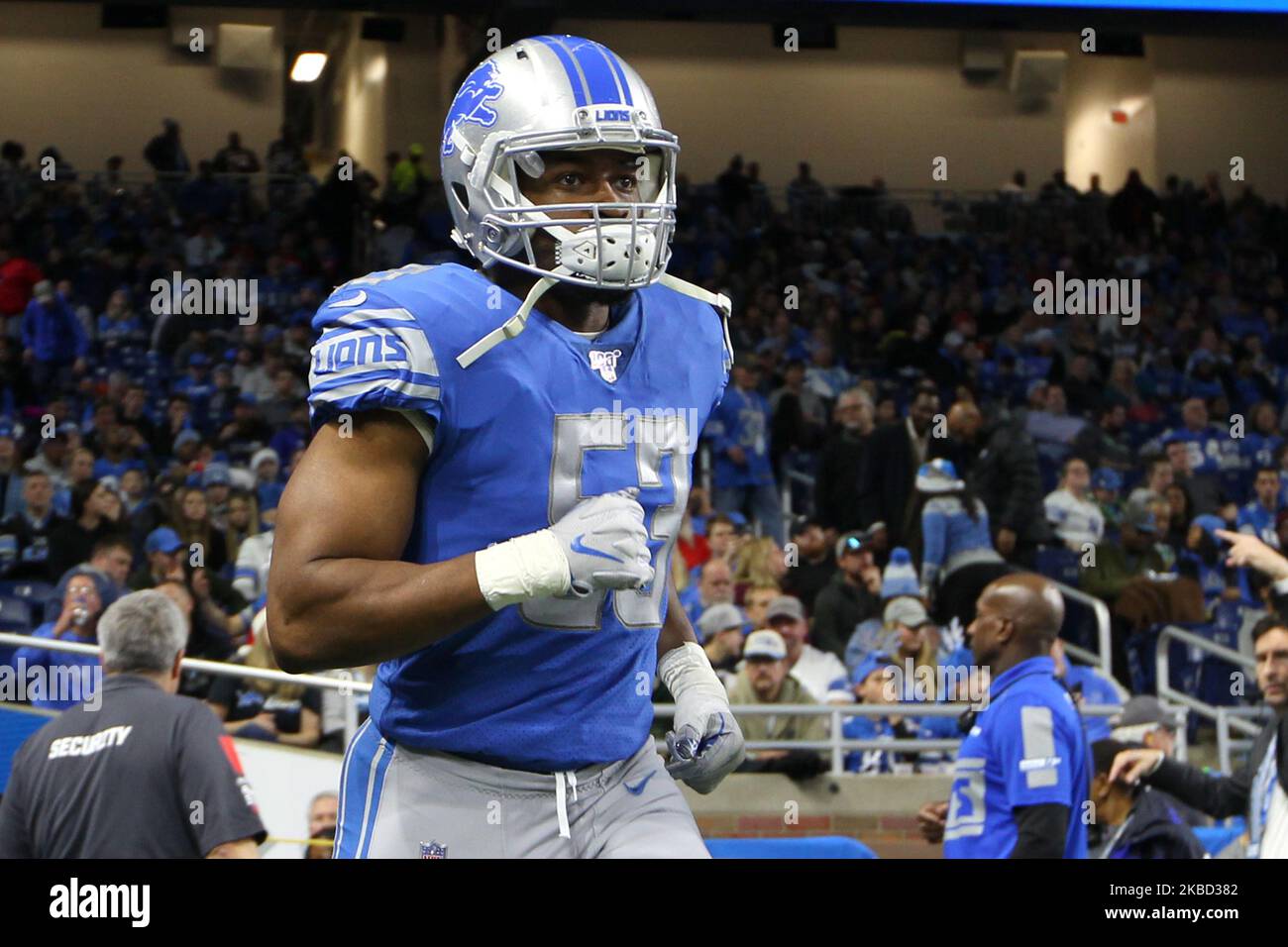 Detroit lions linebacker jason cabinda hi-res stock photography and ...