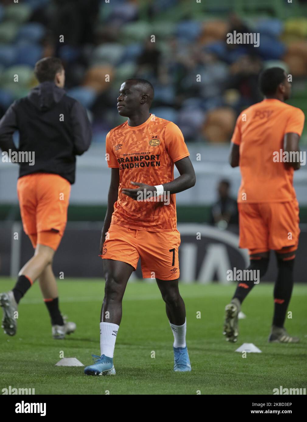 PSV Forward Bruma pre match during Uefa Europa League 2019, Group D ...