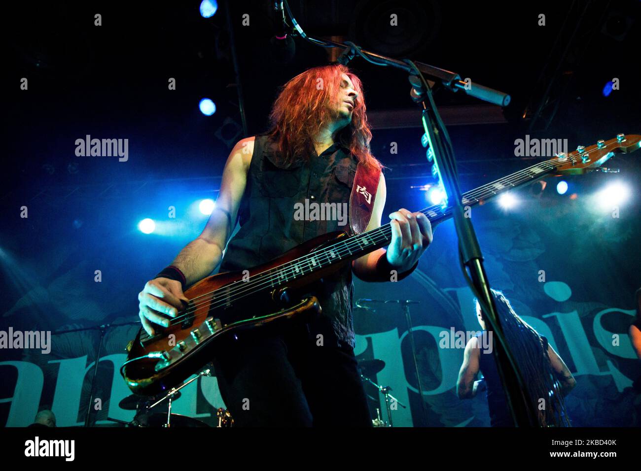 Niclas Etelvuori of Amorphis performs live at Mediolanum Forum in ...