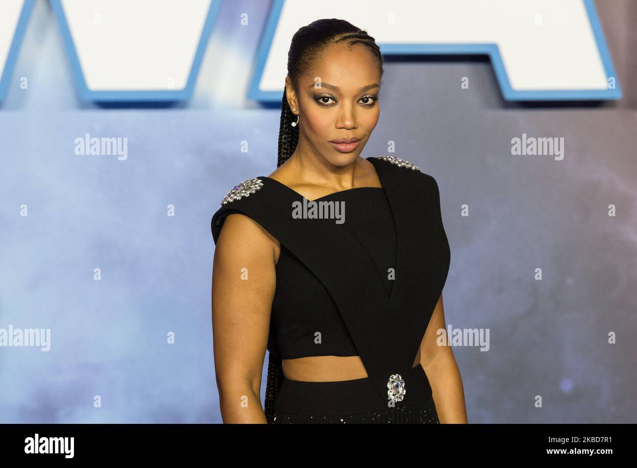 Naomi Ackie attends the European film premiere of 'Star Wars: The Rise ...
