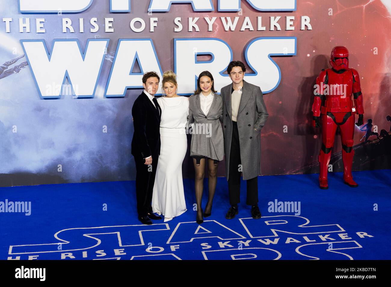 (L-R) Daryl Sabara, Meghan Trainor, Bailee Madison and Blake Richardson ...