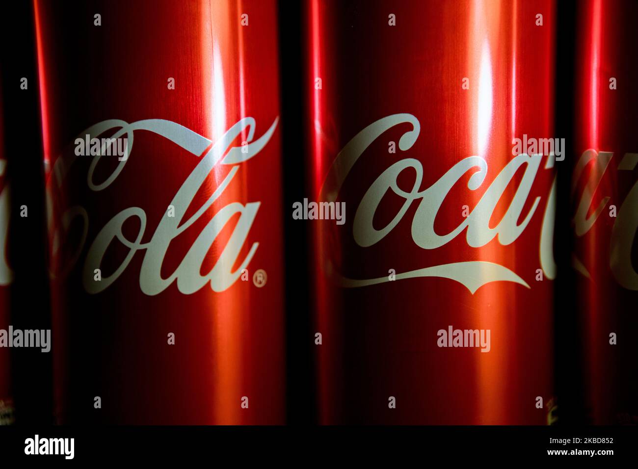 A photo illustration of Coca Cola, in Milan, Italy, on December 19 ...