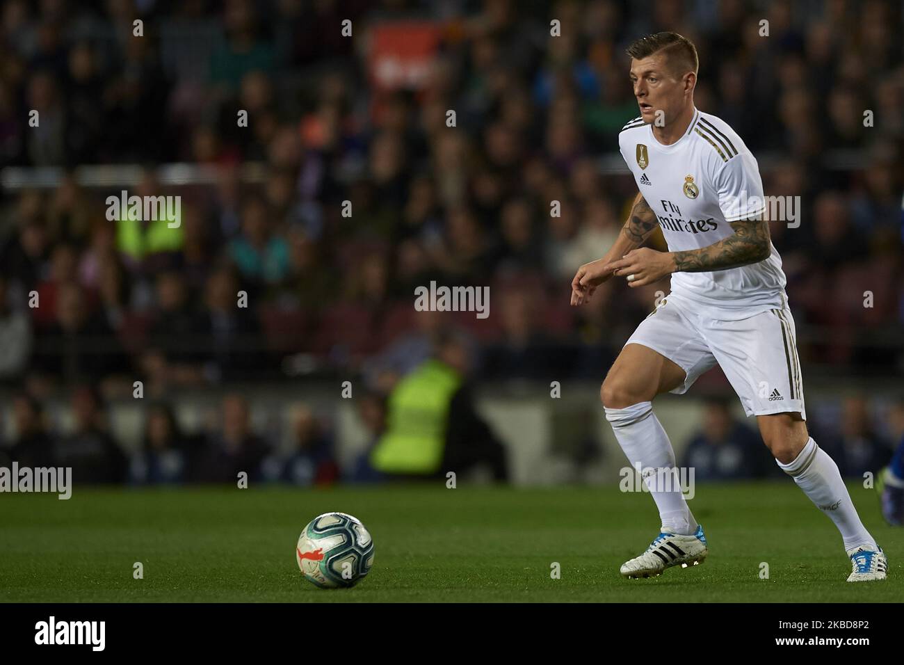 Toni Kroos of Real Madrid during the Liga match between FC Barcelona ...
