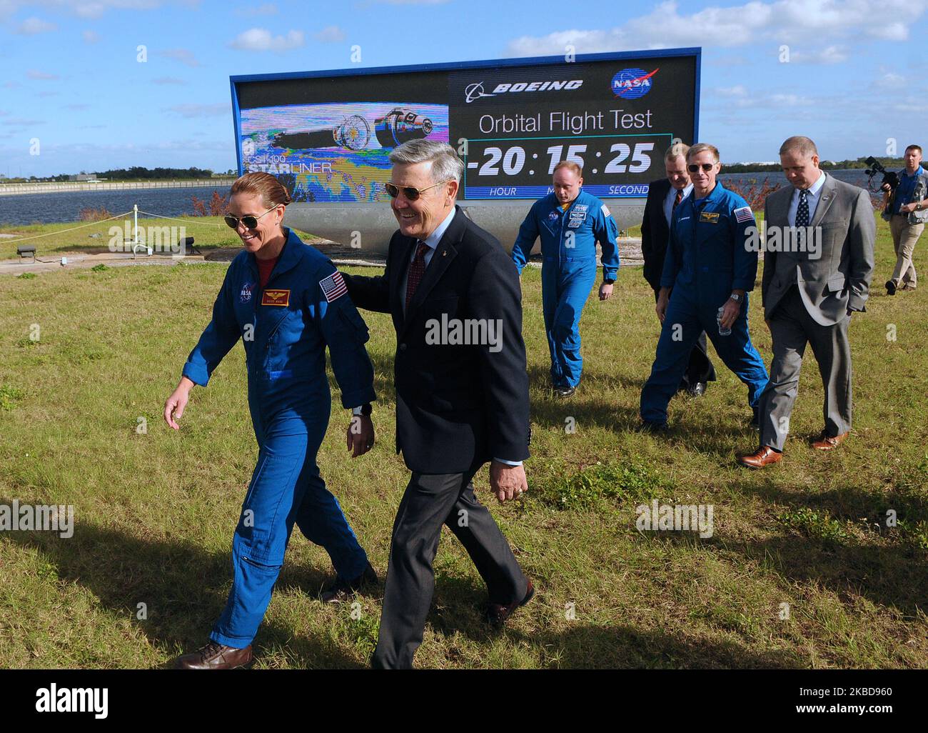 NASA astronaut Nicole Mann (from left), Kennedy Space Center Director ...