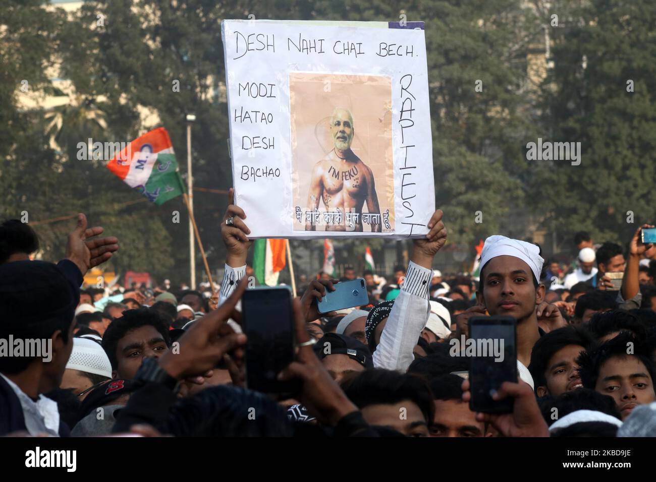 Indian prime minister narendra modi photo poster hi-res stock ...