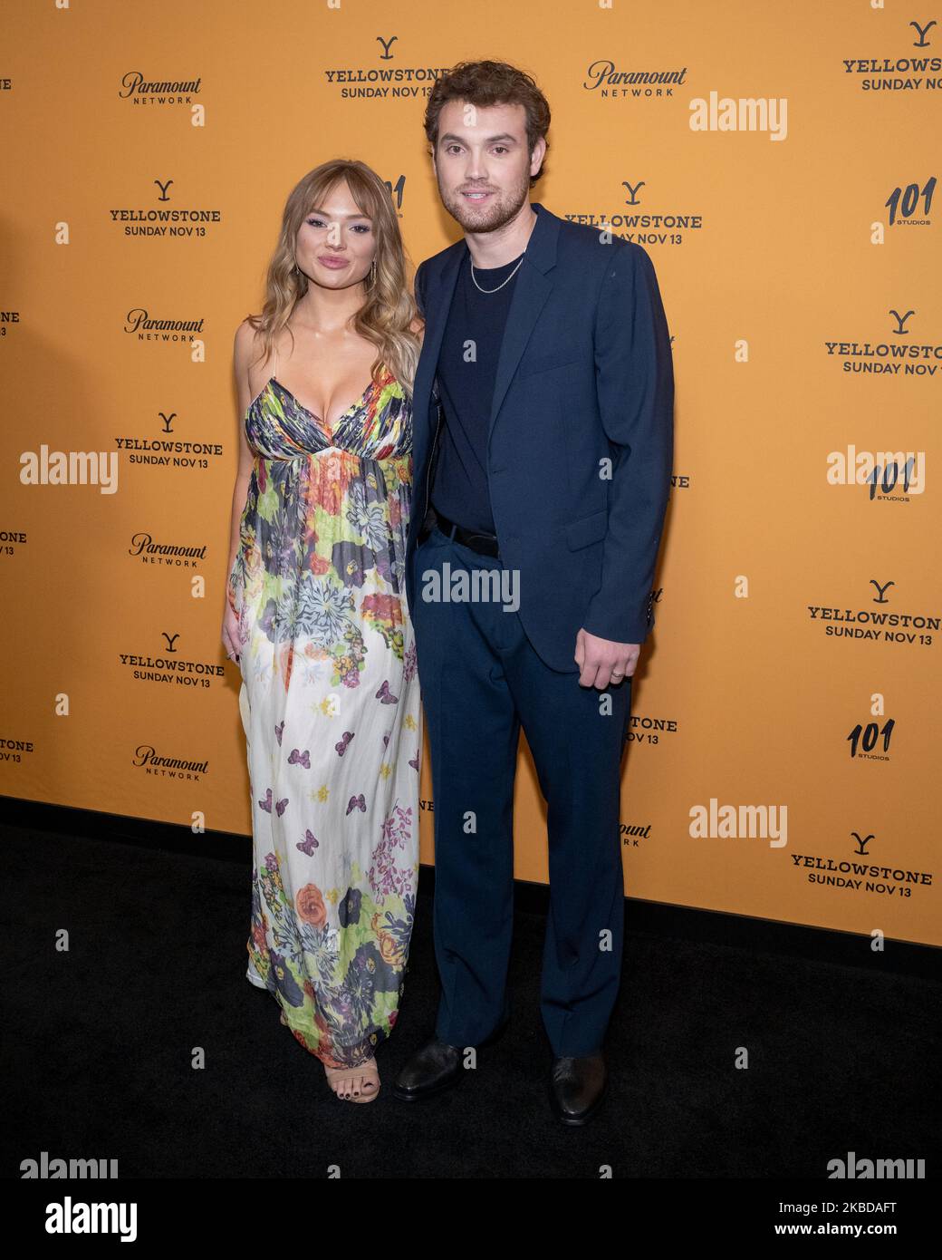 New York, New York, on Nov. 3, 2022. Natalie Alyn Lind and Kai Caster ...