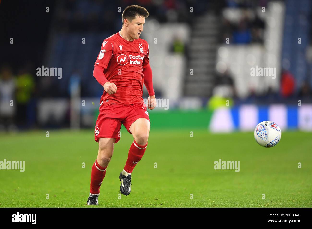 Joe Lolley (23) of Nottingham Forest during the Sky Bet Championship ...