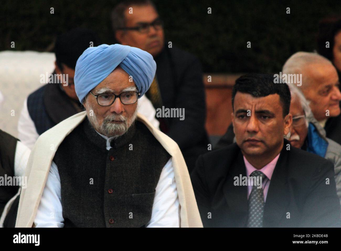 Former Prime Minister of India, Dr. Manmohan Singh during a Satyagraha ...