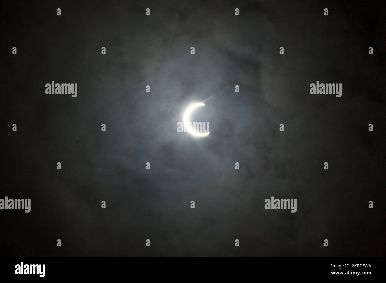 the process of forming a ring eclipse that can be witnessed full of ...