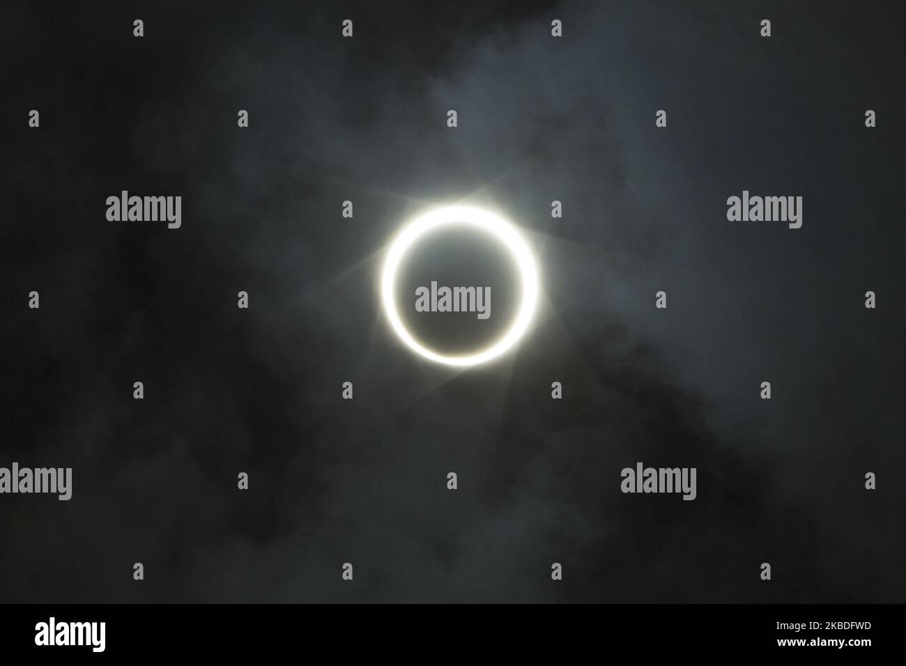 the process of forming a ring eclipse that can be witnessed full of ...