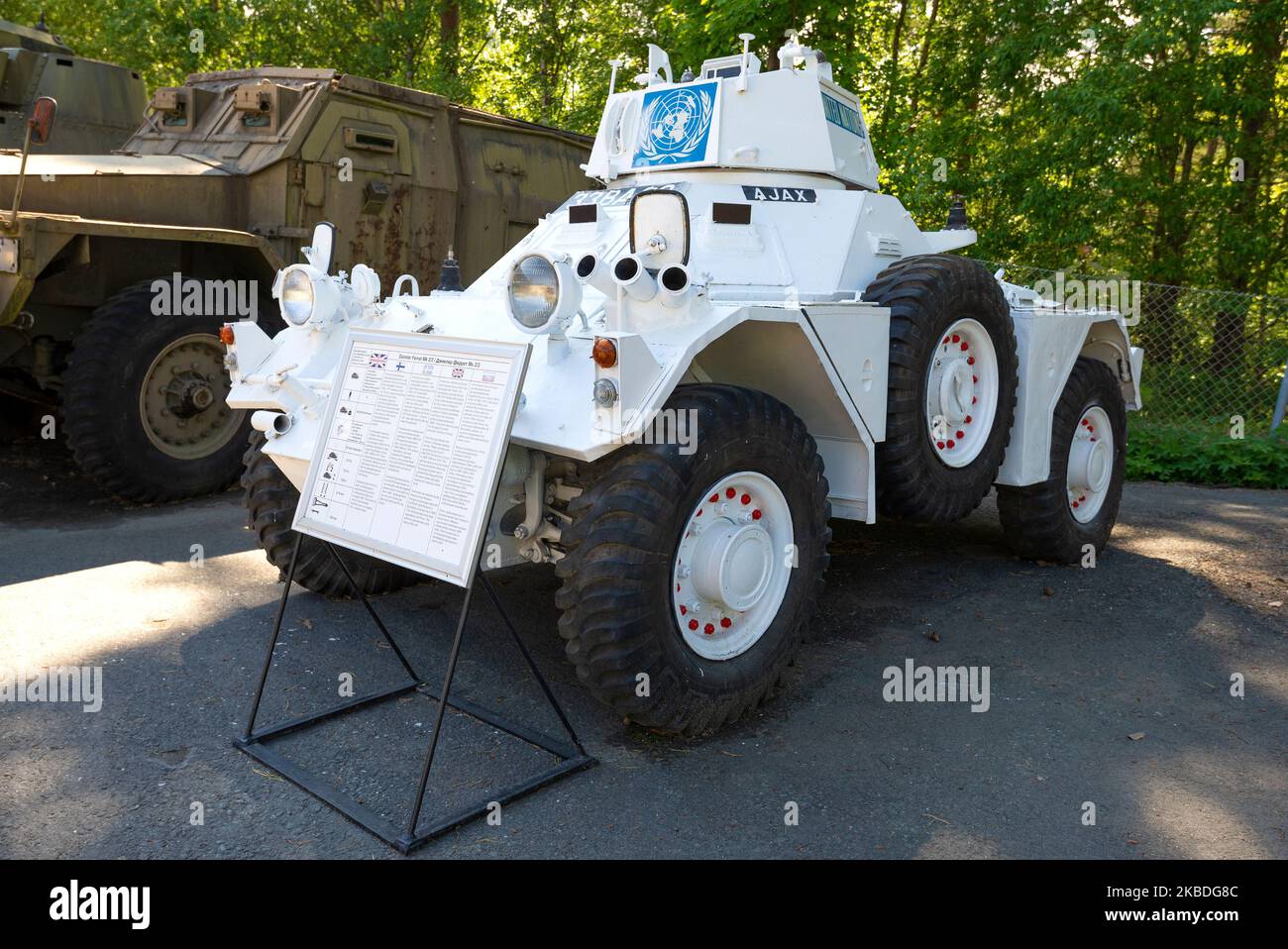 PAROLA, FINLAND - JUNE 10, 2017: Daimler Ferret (Ferret MK 2/3) British ...