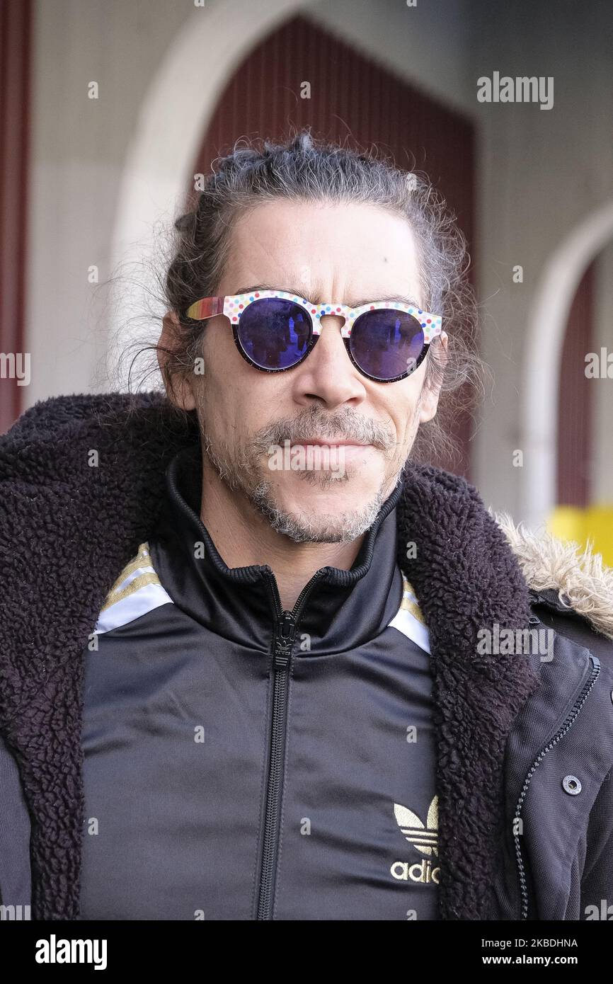 Oscar Jaenada attends the Charity Football Party for the PRODIS ...