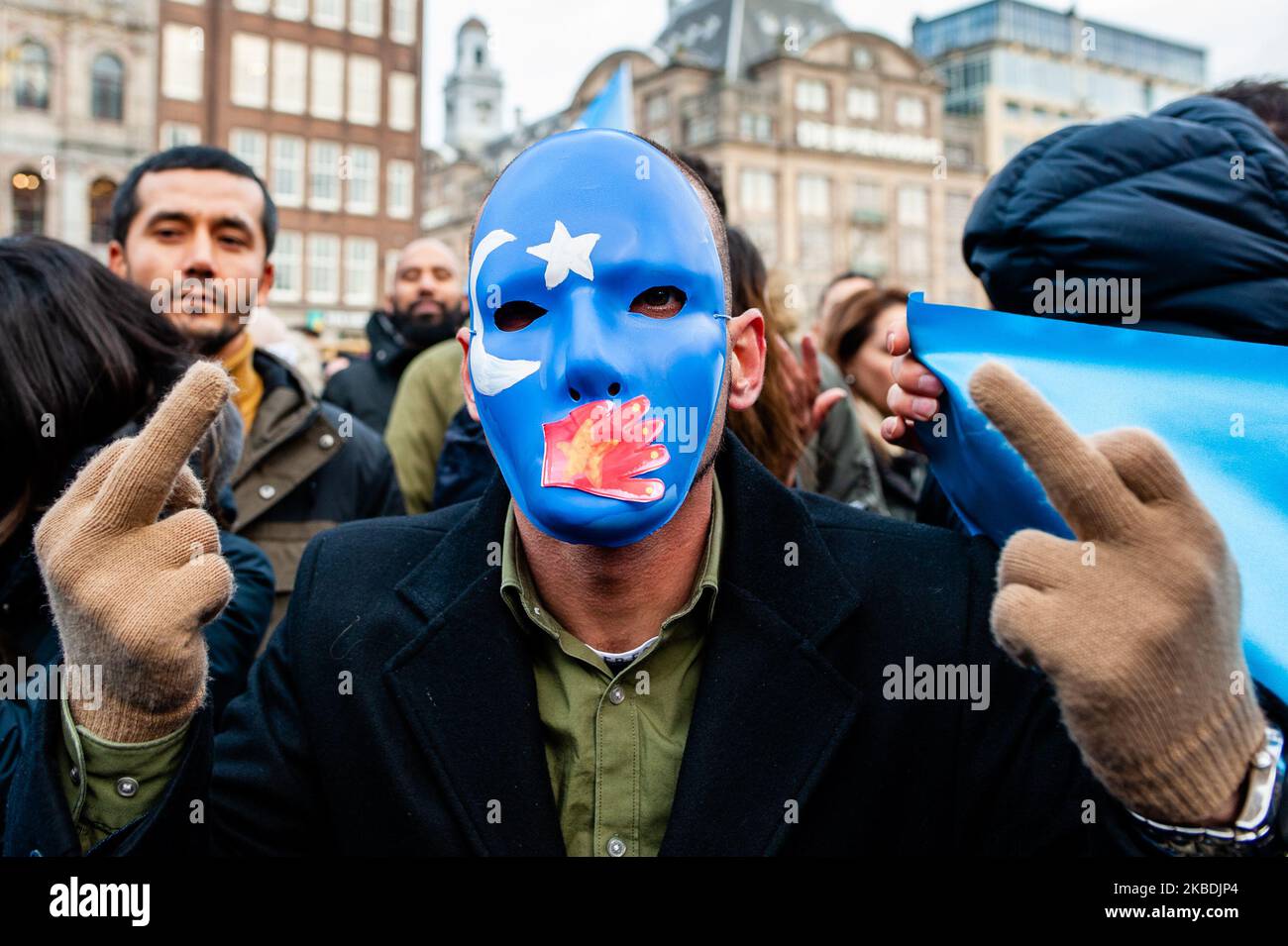 Uighur demonstrators hi-res stock photography and images - Alamy