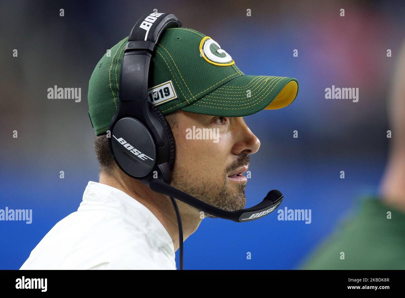 Green bay packers head coach matt lafleur hi-res stock photography and ...