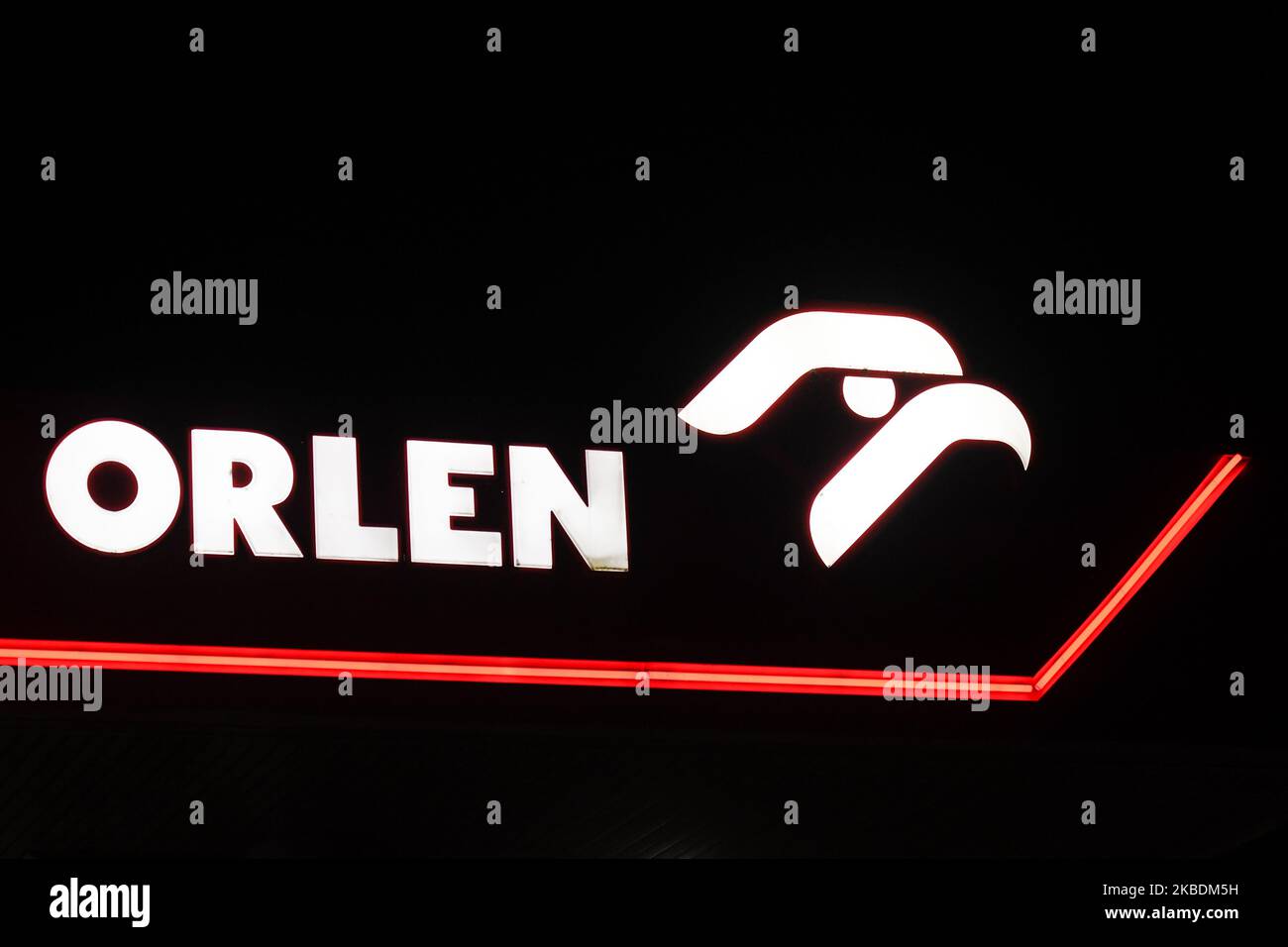 Orlen logo hi-res stock photography and images - Alamy