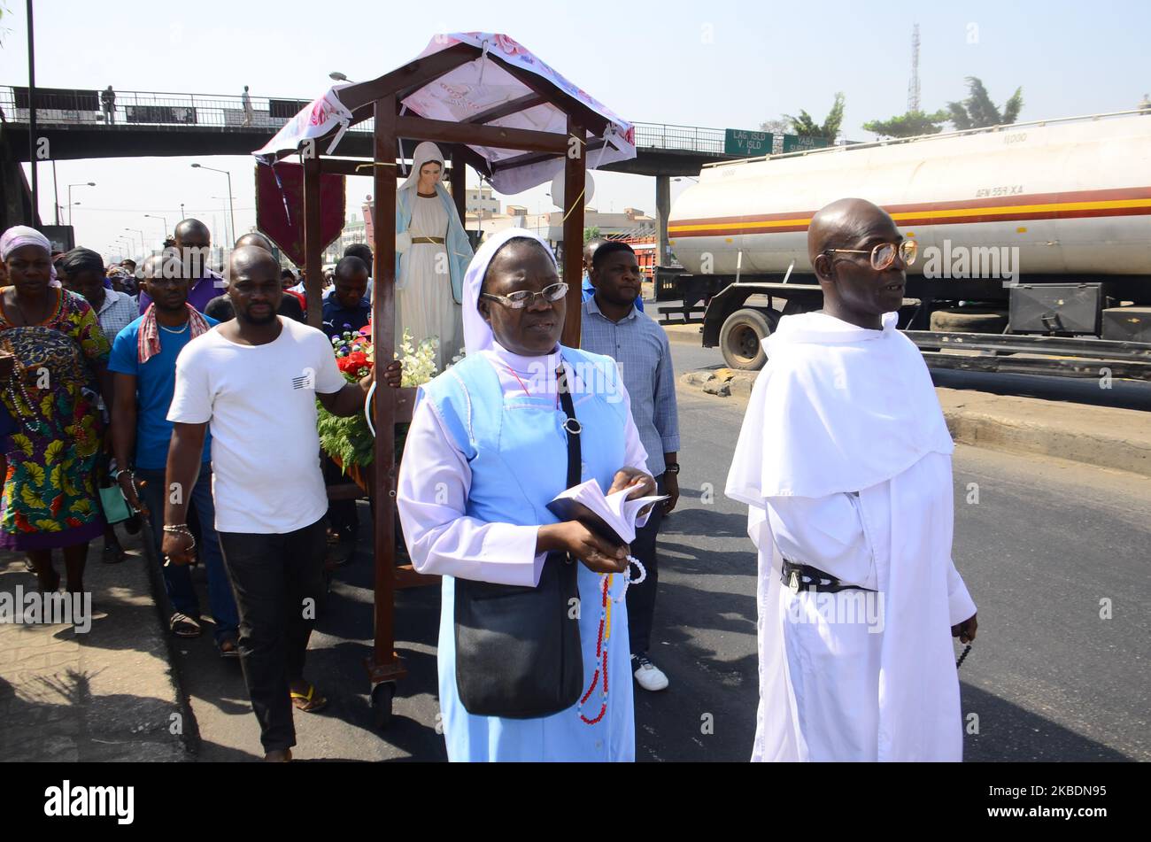 Catholic in Lagos, Nigeria on 1st January 2020, joins the rest of the ...