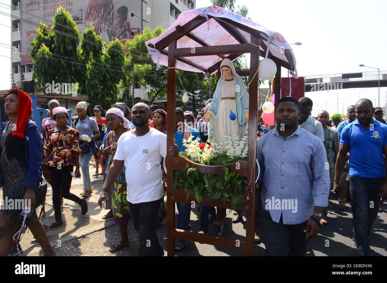 Catholic in Lagos, Nigeria on 1st January 2020, joins the rest of the ...