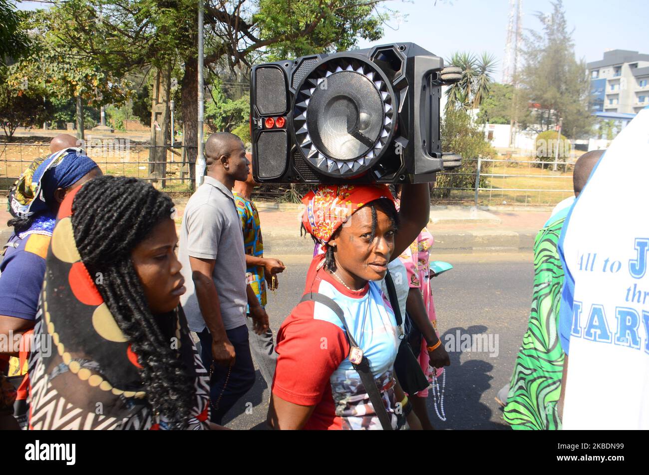 Catholic in Lagos, Nigeria on 1st January 2020, joins the rest of the ...