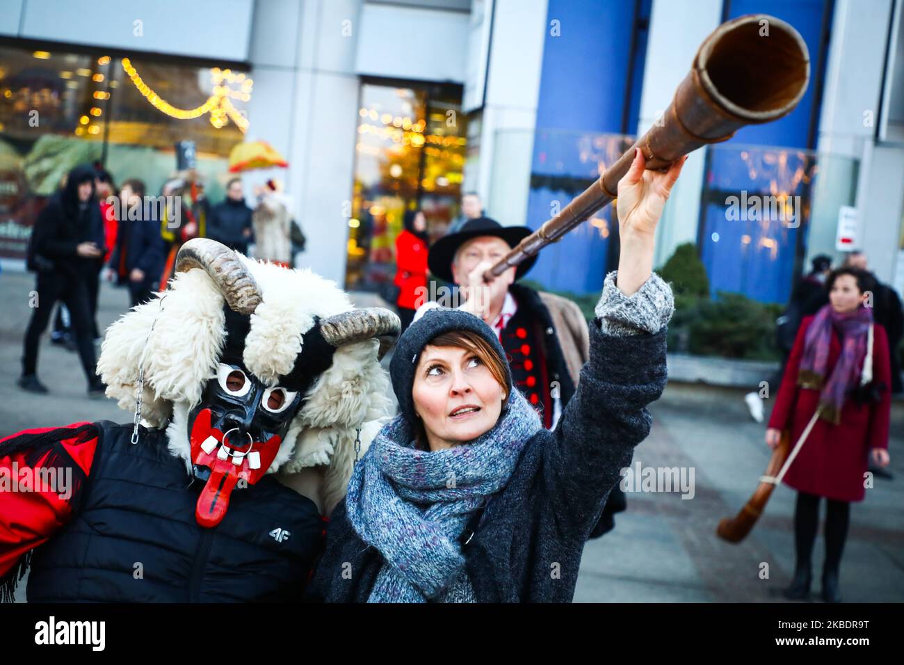 Christmas carol traditional musical groups, so-called 'Dziady', march ...