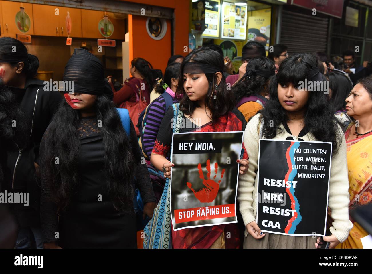 Feminist Protest In Kolkata, India, on 4 January 2020. A Protest from ...