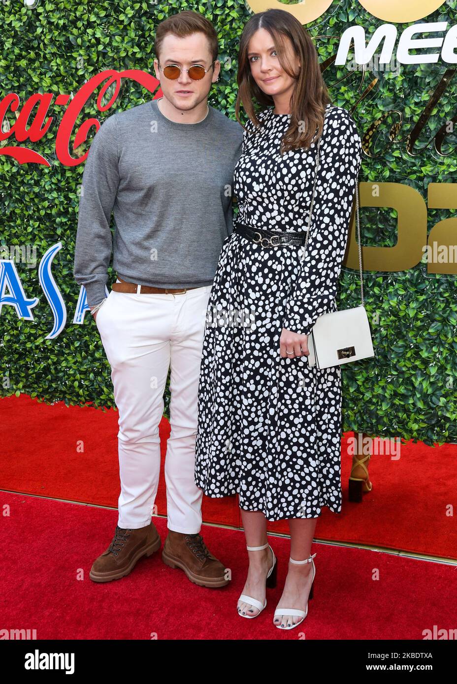 BEVERLY HILLS, LOS ANGELES, CALIFORNIA, USA - JANUARY 04: Taron Egerton ...