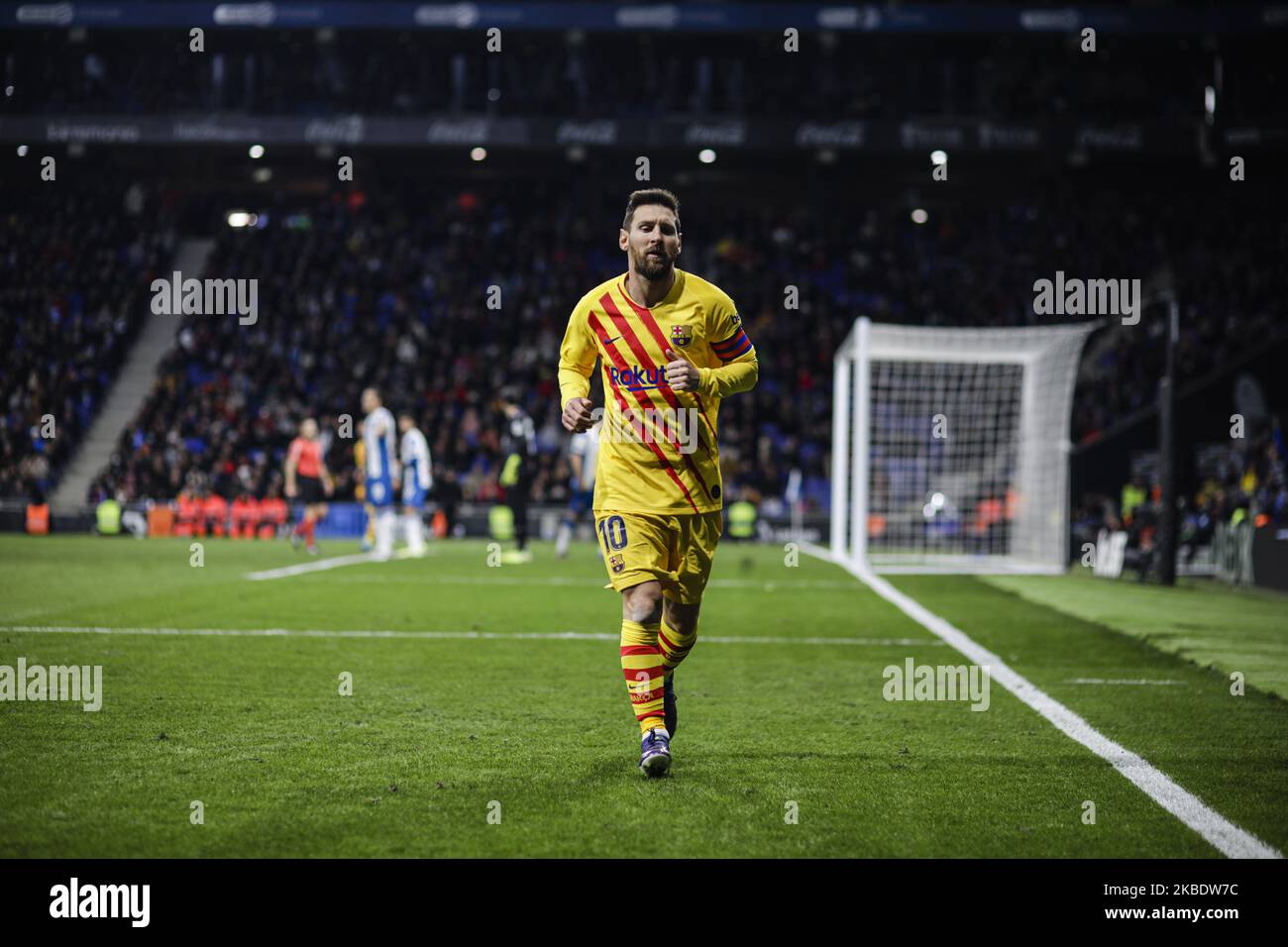 10 Lionel Messi from Argentina of FC Barcelona during La Liga match ...