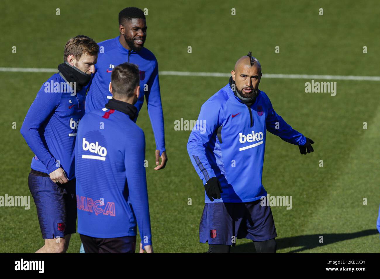 Arturo Vidal during tradicional open doors training session of FC ...