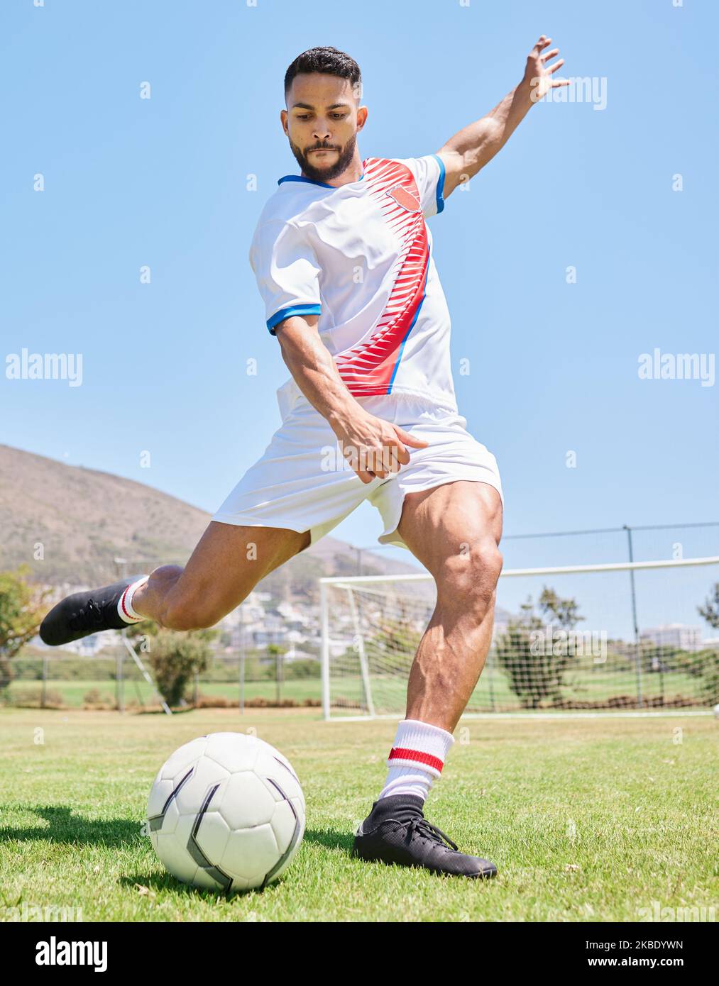 Man foot kick hi-res stock photography and images - Alamy