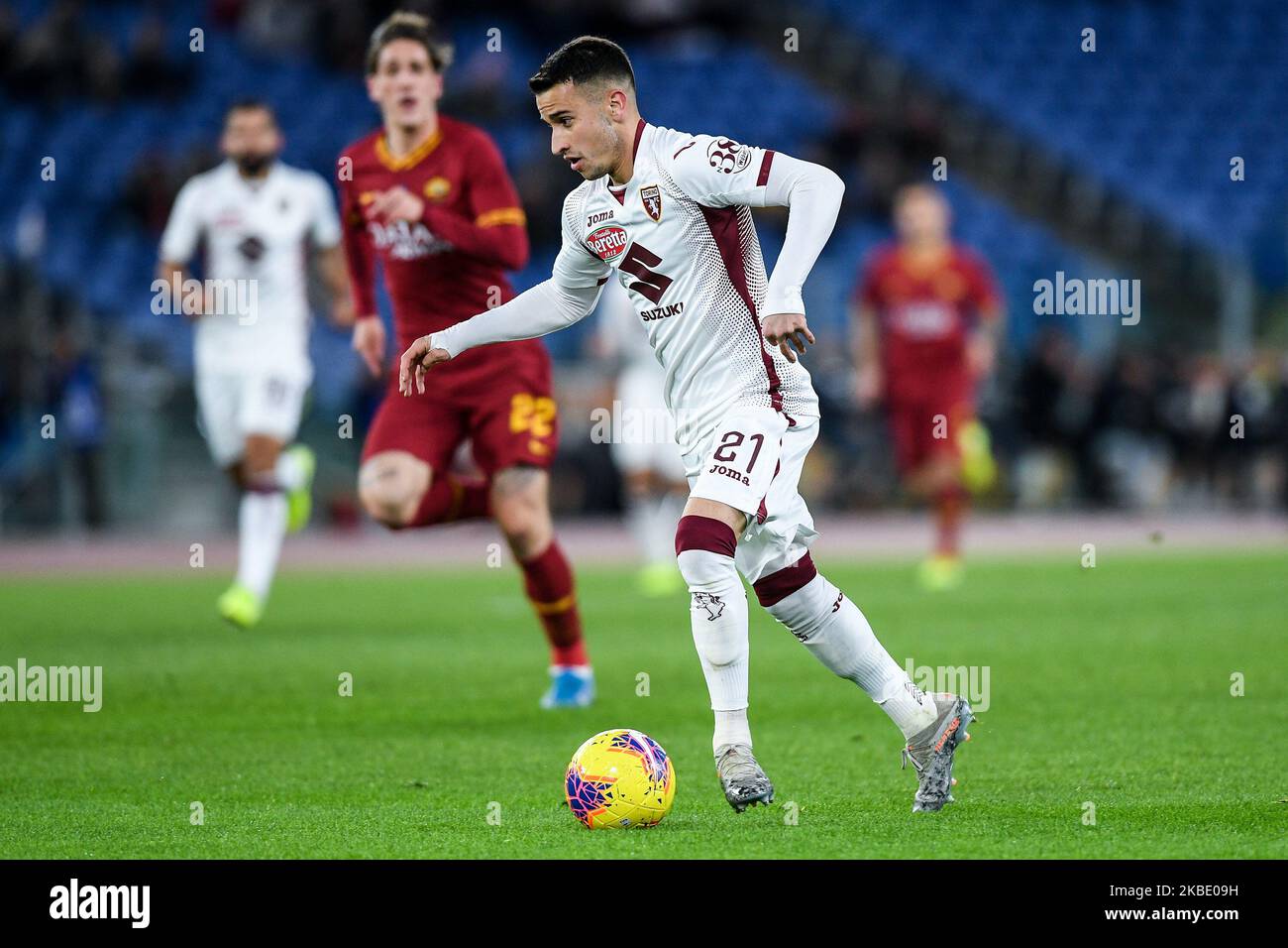 Alex Berenguer of Torino FC during the Serie A match between AS Roma ...